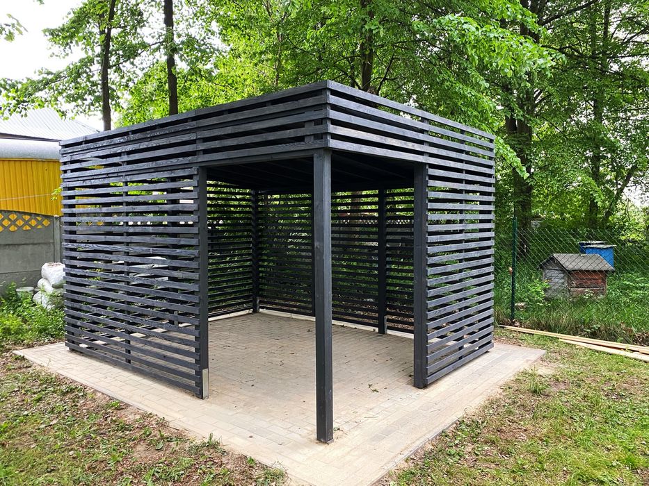 Altana altanka ogrodowa z metalu metalowa malowana proszkowo Rzeczyca ...