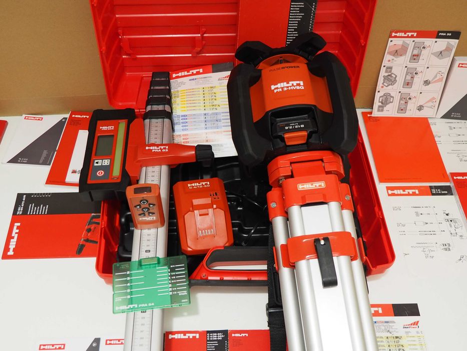 HILTI PR 3 HVSG A12 laser niwelator ZIELONY topcon leica spectra wurth ...