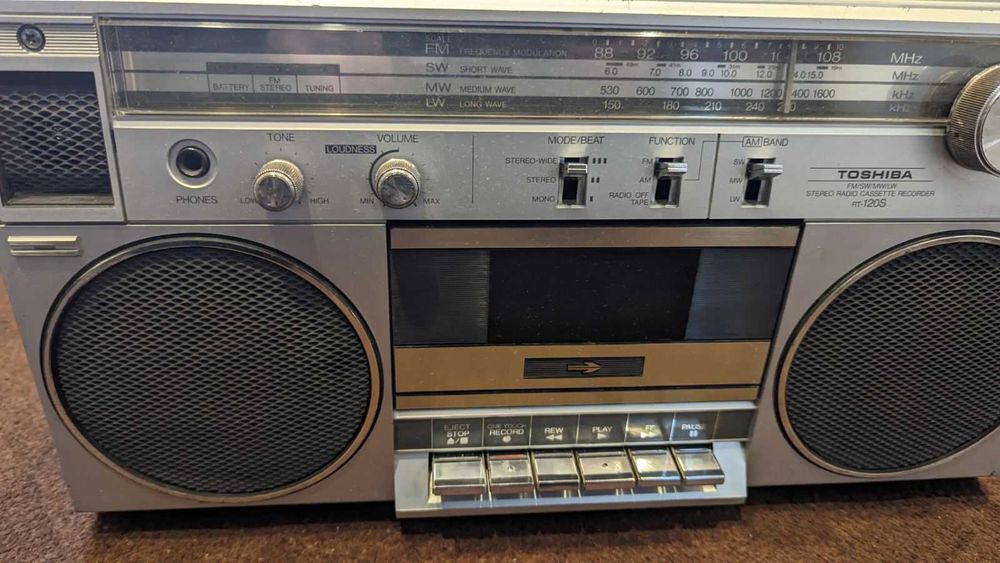 Toshiba RT-120S Made in Japan Магнитола Тошиба не бывает плохою: 1 899 грн. - Магнітоли ...
