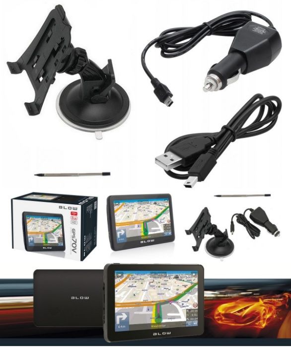Nawigacja Samochodowa BLOW GPS 7 do IGO Mapy Europy Polski Dożywotnio Białystok Centrum • OLX.pl