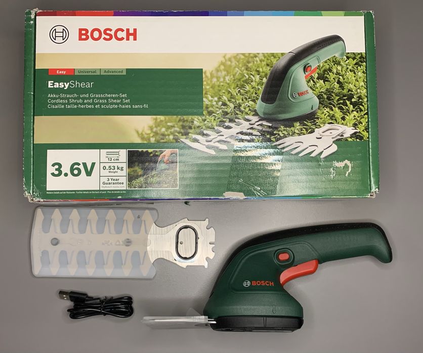 Nożyce akumulatorowe elektryczne Bosch EasyShear do trawy i krzewów Bielsk Podlaski • OLX.pl