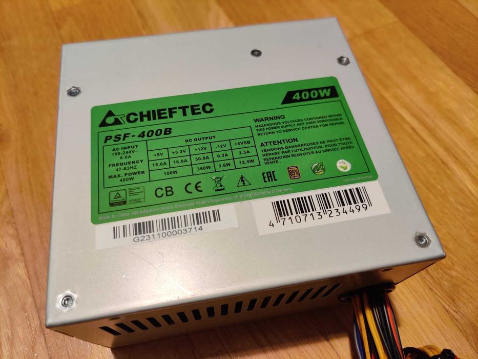 Zasilacz ATX Chieftec PSF-400B 400W Warszawa Praga-Południe • OLX.pl