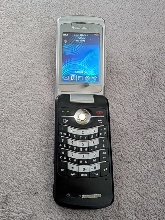 Новый Blackberry 8220 Pearl Flip Раскладушка Мобильный Телефон Раритет ...