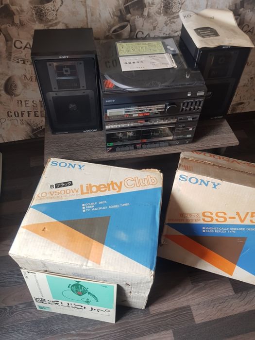 Колекційна ретро стереосистема Sony Hi-Fi-X0-V500W та акустика: 19 999 ...