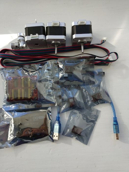 Cnc Shield ЧПУ шилд Arduino Uno з драйверами A4988 17hs4401 280 грн Інша електроніка Кам