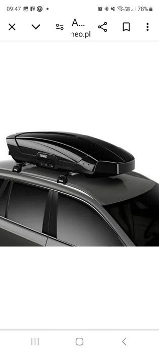 THULE BOX Dachowy / BAGAZNIK Rowerowy Legnica • OLX.pl