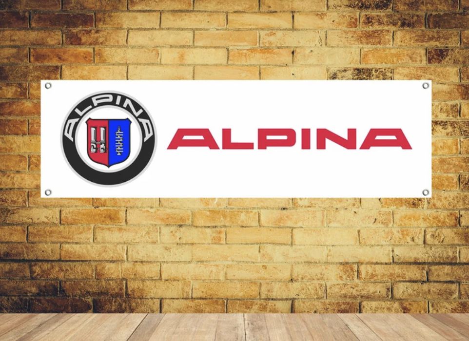 Baner plandeka Alpina o wymiarach 150x60cm bmw m performance Strzelno ...