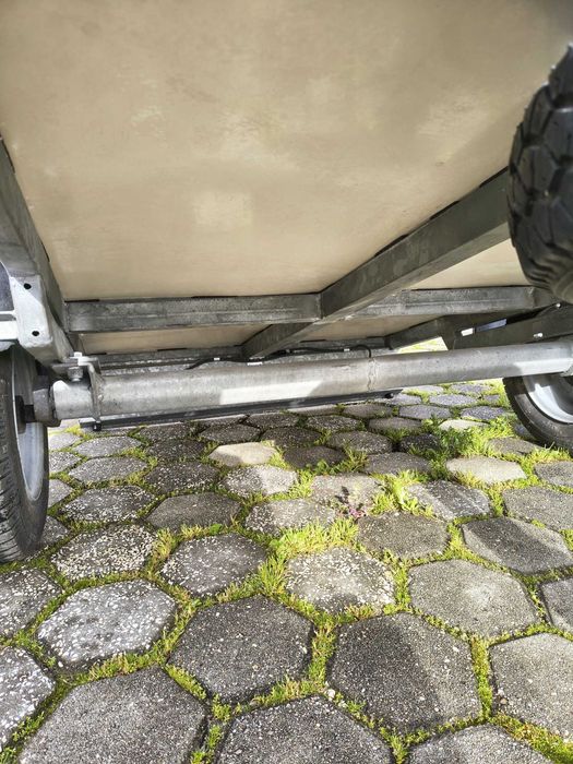Reboque em fibra, com PB 300 Kg. Miranda do Corvo • OLX.pt