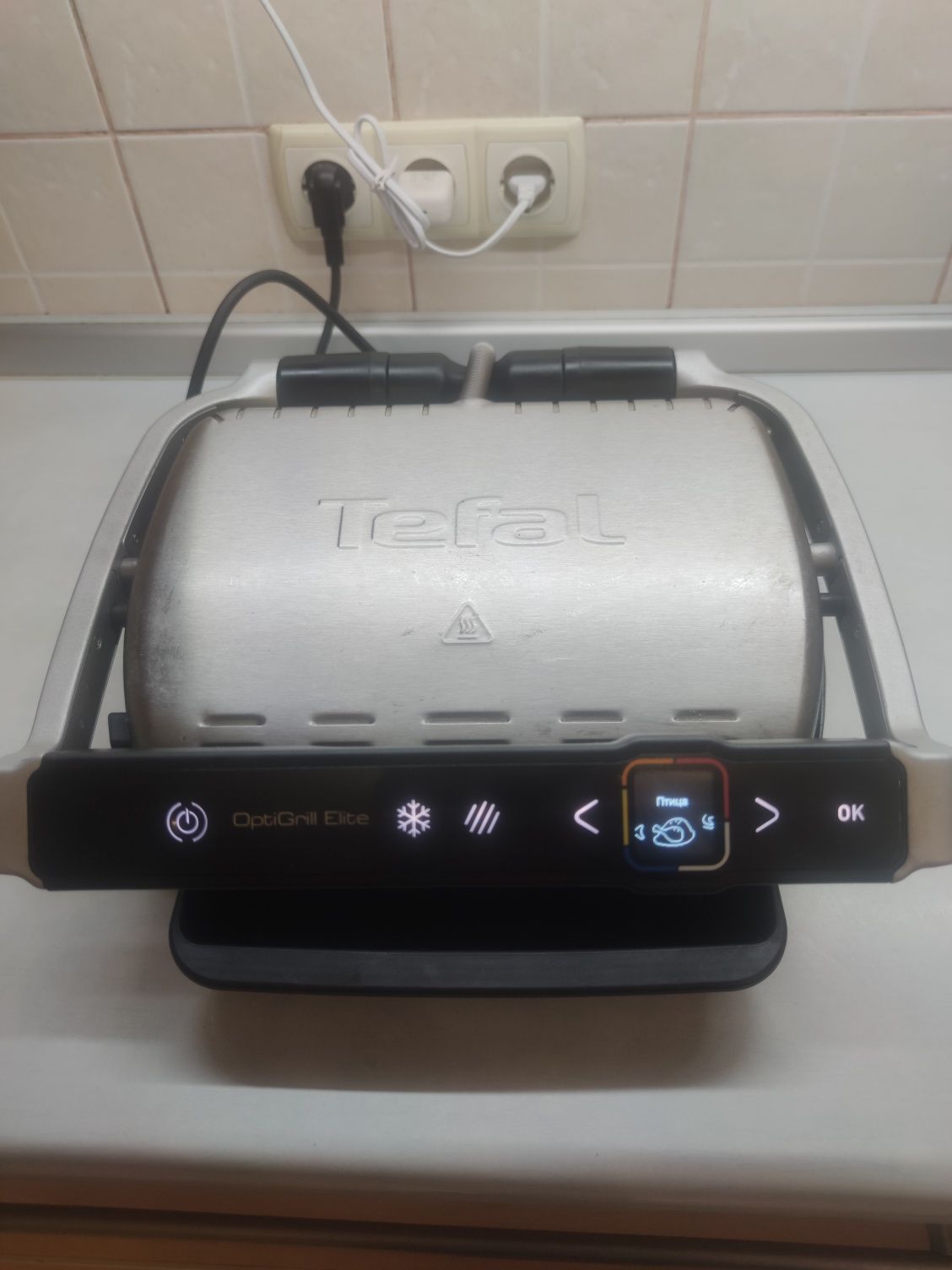 Гриль TEFAL OptiGrill Elite GC750D30 сенсорный Электрогриль: 6 000 грн ...