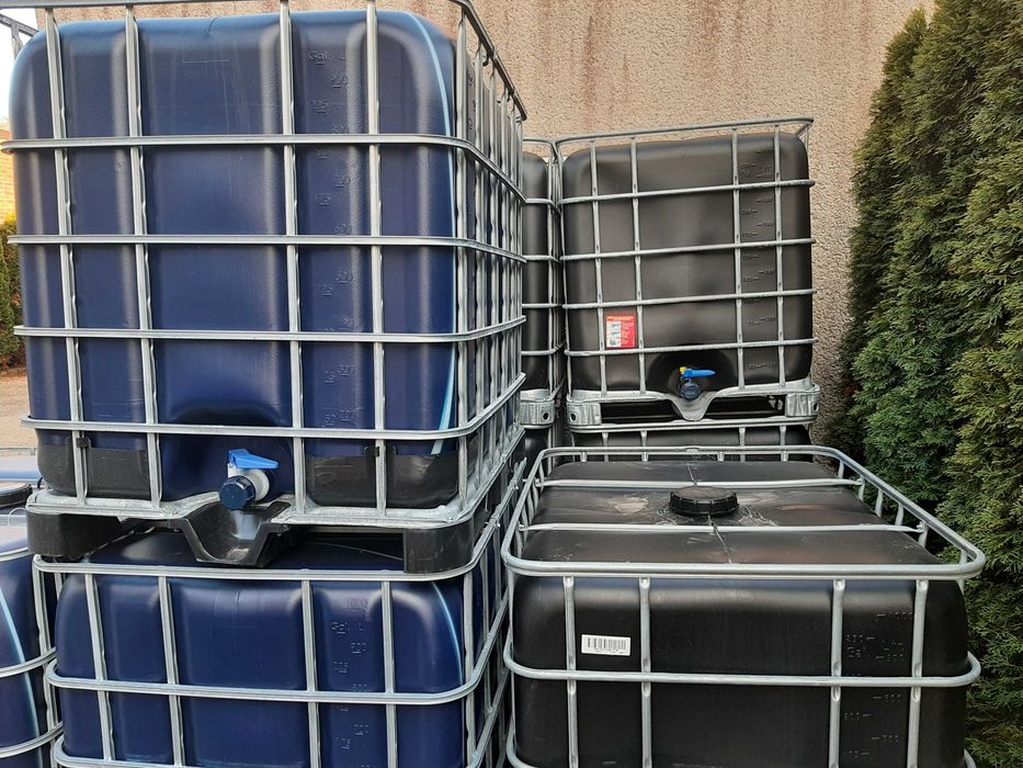 Mauzer Zbiornik 1000l Czarny lub Grafitowy po Soku Jak Nowy Krzepice • OLX.pl