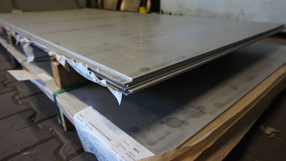 Blacha kwasoodporna, nierdzewna 4,0x1500x3000 gat. 1.4301/304 BYTOM Bytom • OLX.pl