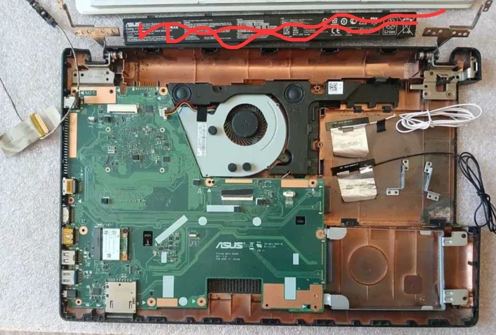 Ноутбук Asus F551M по запчастинам: 100 грн. - Ноутбуки Рівне на Olx