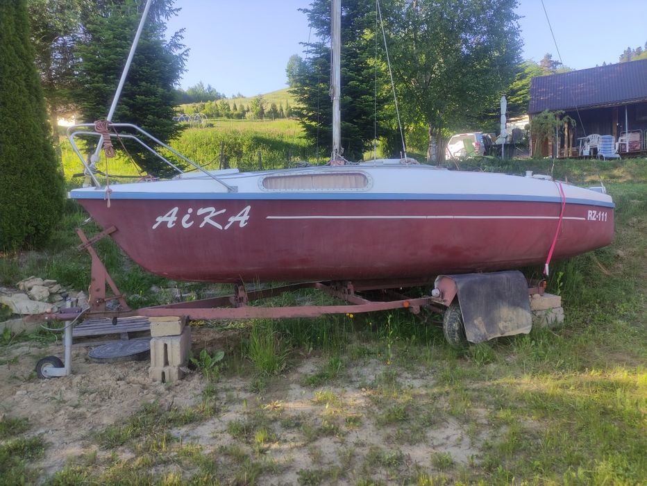 Jacht żaglowy foka 2 elektryczno- żaglowa Dębica • OLX.pl