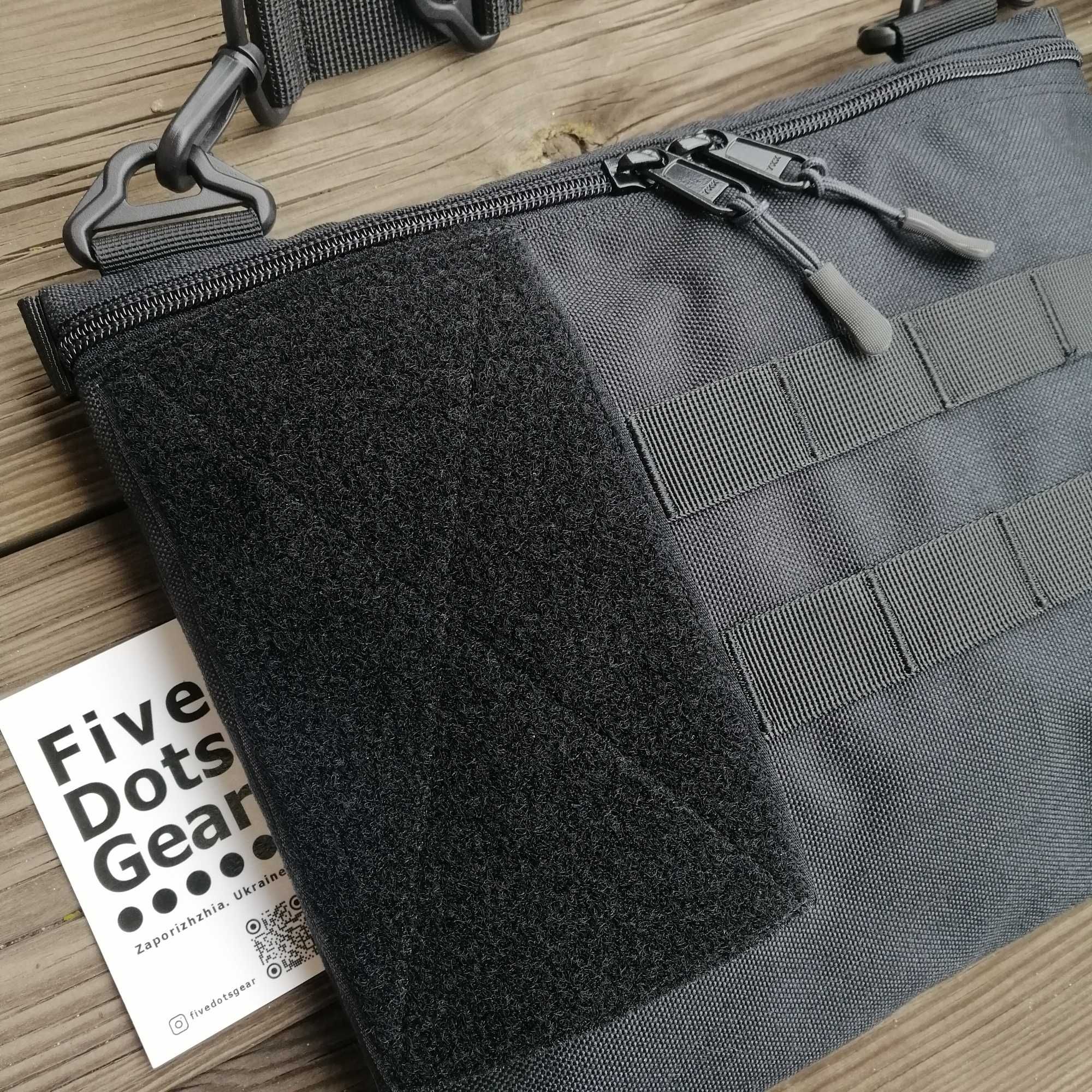 Сумка через плечо fivedotsgear edc кордура molle велкро месенджер: 843 ...
