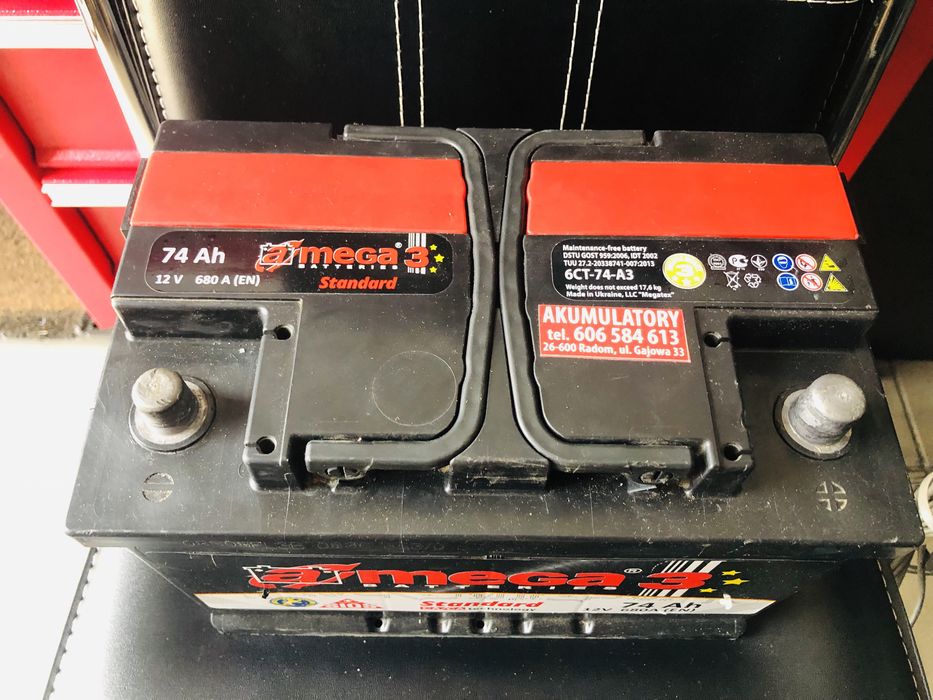 Akumulator 74ah 680A używany i inne też Radom • OLX.pl
