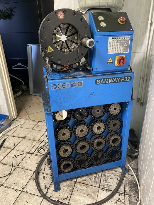 Zakuwarka do węży hydraulicznych P32Q ( zakuwa 2" 4SP ) SAMWAY Bądkowo • OLX.pl