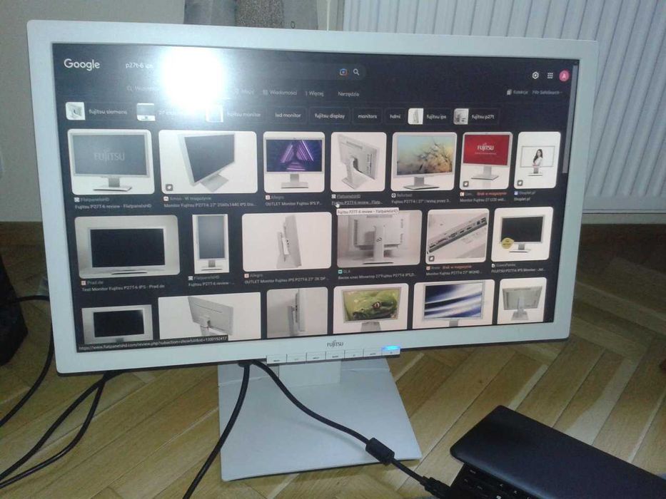 Monitor Fujitsu 27" hdmi 2k dp dvi usb gamingowy tv full hd telewizor ...