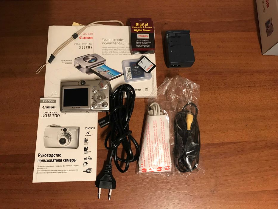 Фотоаппарат Canon Digital IXUS 700 WP-DC70 подводная съемка (40м): 4 ...