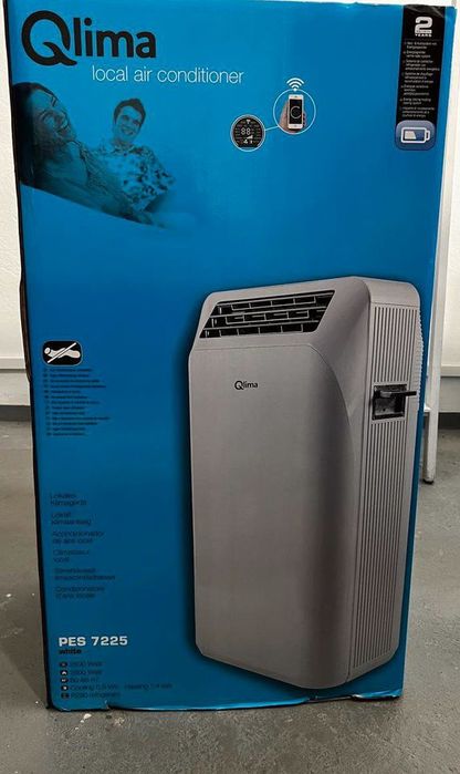 Qlima PES 7225, кондиционер, мобильный,WiFi тепловой насос, без трубв: 33 400 грн. - Кліматичне ...