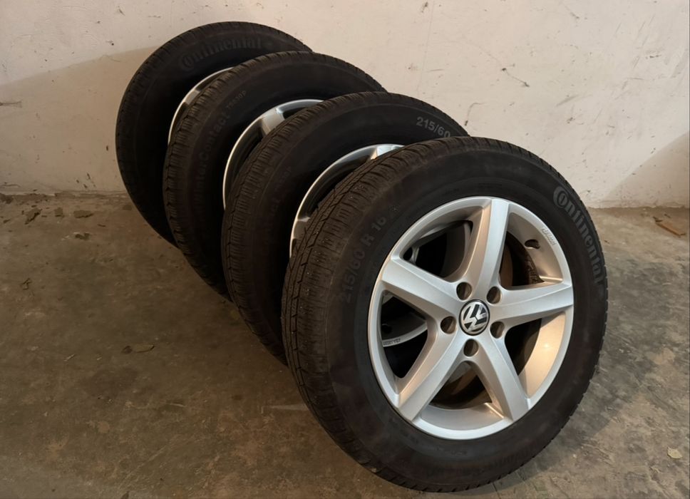 Оригінальні диски Volkswagen r16 з гумою 215 60: 5 375 грн. - Диски ...