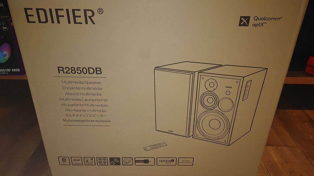 Акустична система колонки Edifier R2850DB Black 2.0 150W Bluetooth: 10 ...