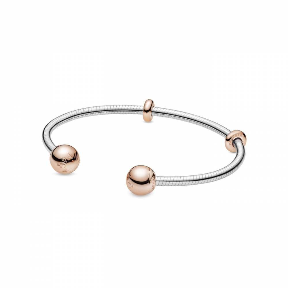 Pandora rose gold bangle store