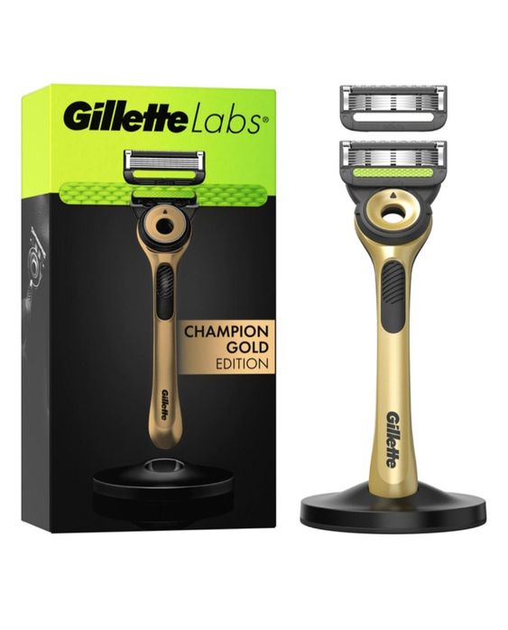 Станок Gillette Labs Champion Gold Edition. 5 ножів 2 катриджа.: 877 ...
