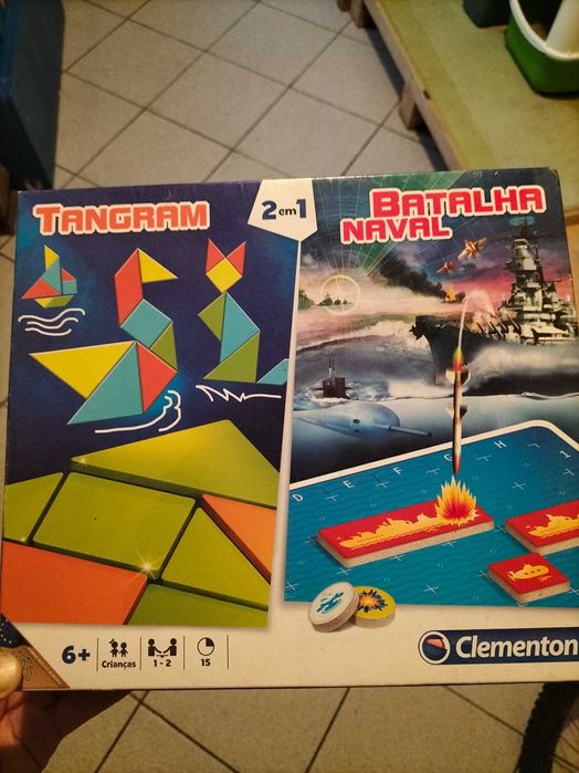 Tangram e Batalha Naval Oiã • OLX Portugal