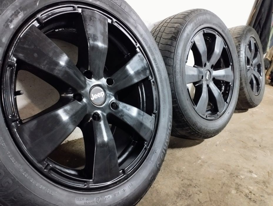 Felgi czarne Jeep grand Cherokee Wk 5x127 r18 Myszków • OLX.pl