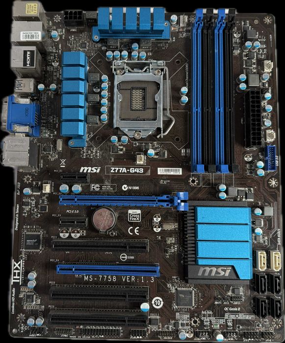 Płyta główna ATX MSI Z77A-G43 LGA 1155 Dzierżoniów • OLX.pl