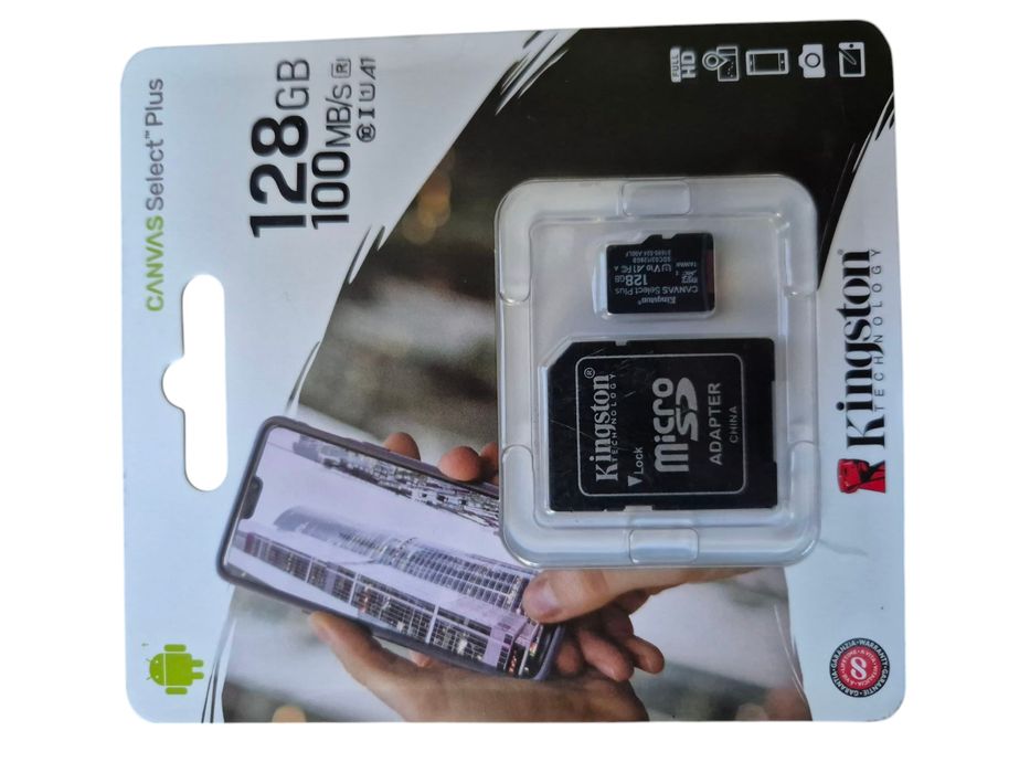 Kingston Karta pamięci microSD 128GB Canvas Select Plus 100MB/s Koplin • OLX.pl