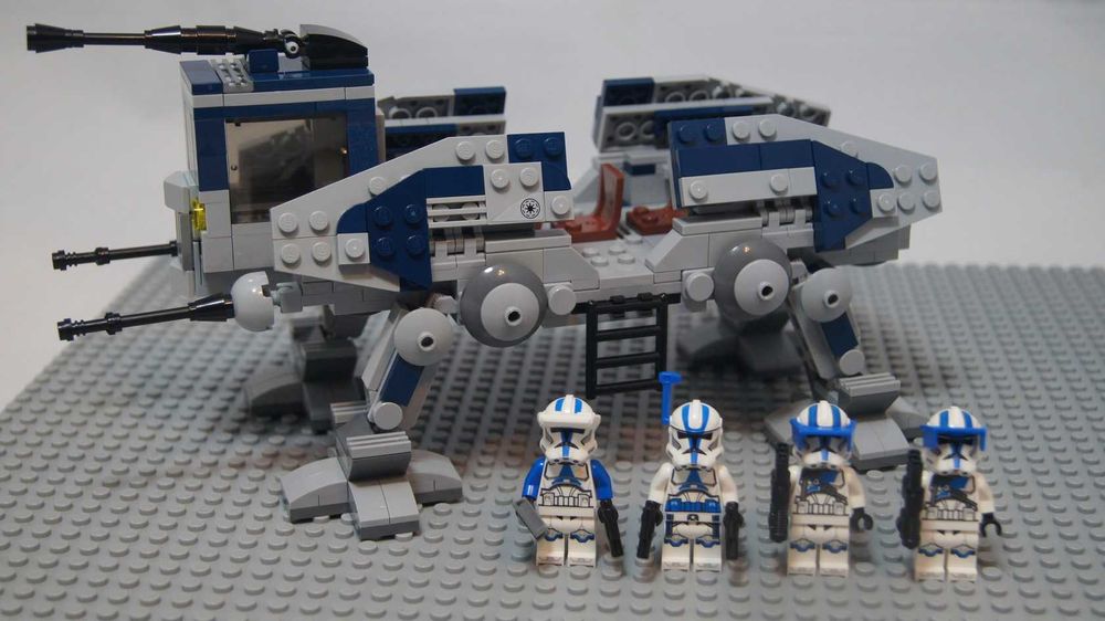 Lego Star Wars 501 Clone AT-TE AT-OT custom MOC figurki kg Sędziszów ...