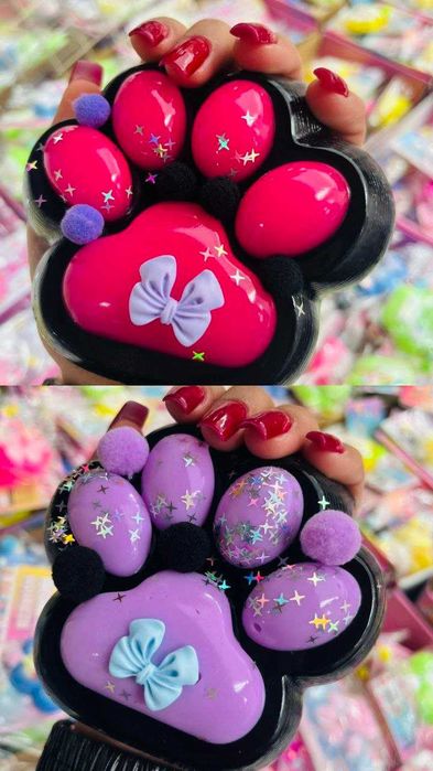 Игрушка антистресс БОЛЬШАЯ лапка сквиш таба лапки слайм слаймы ОПТ: 70 ...