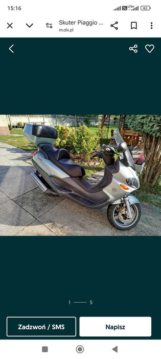 Skuter motor Piaggio Vespa 250 Gołkowice • OLX.pl