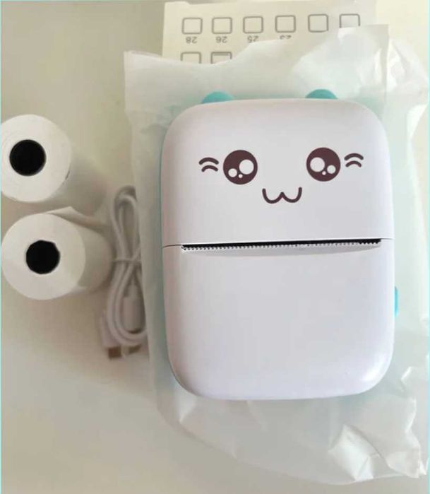 Мини принтер термопринтер Jetix для телефона наклеек портативный 850 грн Периферійні