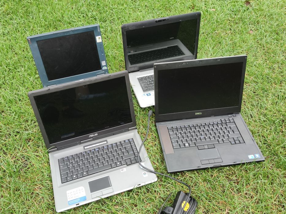 4x Laptop Dell precision m4500 Asus x51l Fujitsu 98r Toshiba zestaw ...