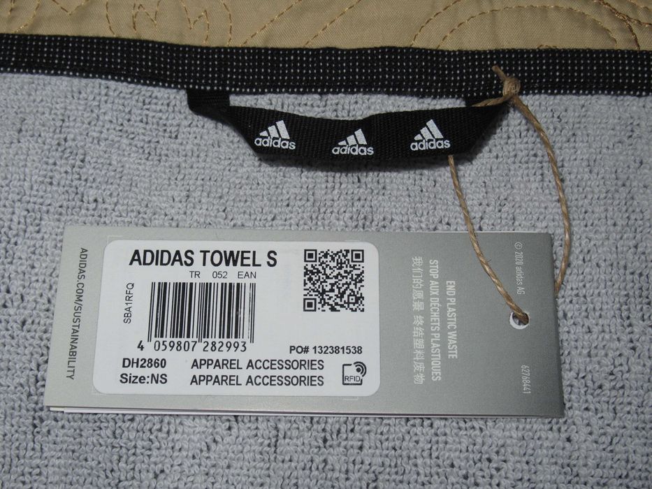Оригінальний рушник полотенце Adidas Towel S DH2860 розмір 100 х 50 см ...