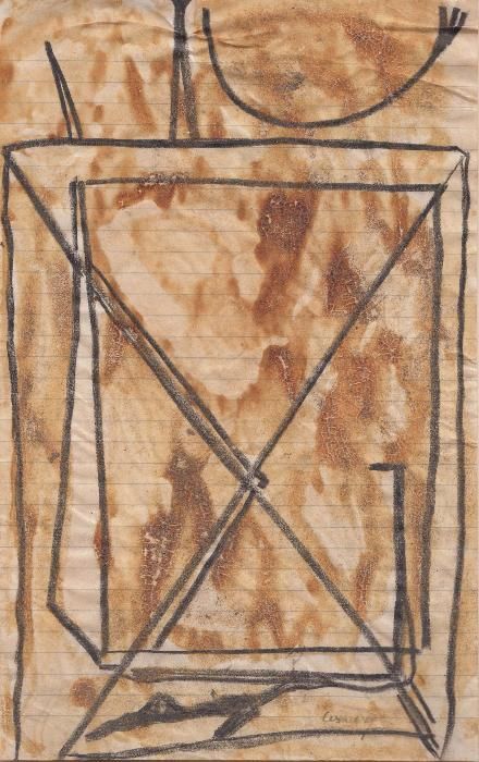 Arte - Pintura - Original de Mário Cesariny Charneca De Caparica E ...