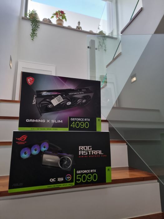 Asus ROG 5090 Astral LC liquid Benfica • OLX.pt