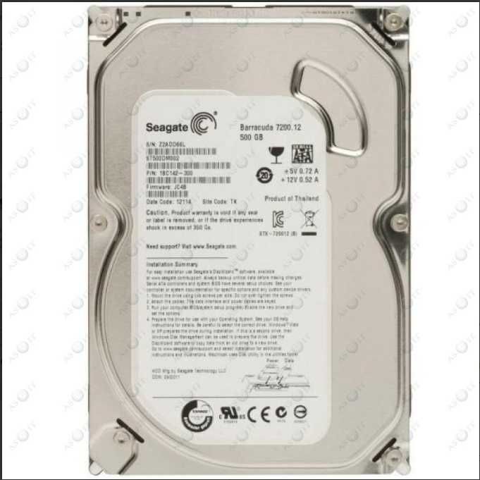 500GB\ 1TB HDD Жесткий диск Seagate HITACHI 7200rpm Sata II: 400 грн. - Комплектуючі та ...