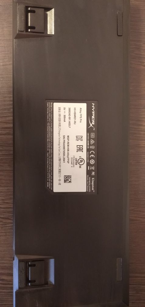 Клавиатура HyperX Alloy FPS Pro Cherry MX Red (HX-KB4RD1-RU): 1 900 грн ...