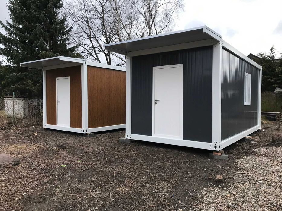 KONTENER MODUŁOWY SKRĘCANY 18m2 mieszkalny, biurowy,6mX3m NOWY Poznań ...