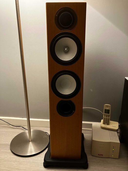 Hi-Fi: Audiolab pre-amplificador, amplificador + Monitor Audio Colunas ...