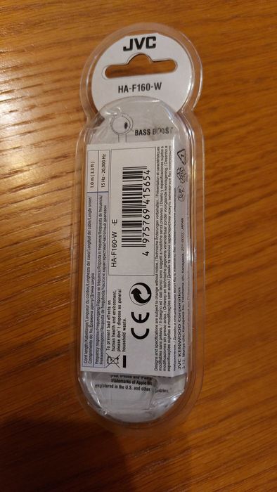 Słuchawki douszne JVC HA-F160-W Kartuzy • OLX.pl