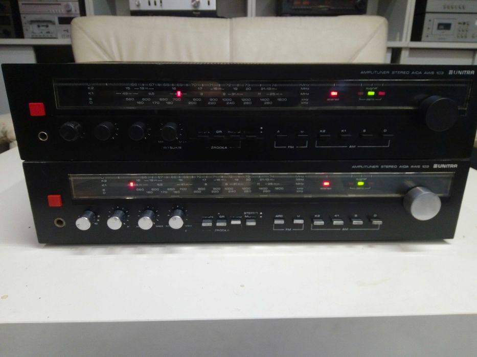 Radio Amplituner Stereo Unitra Aida AWS103 sprawny przestrojony Zabrze ...