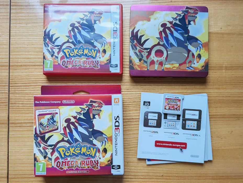 Pokemon Omega Ruby Limited Edition - steelbook - Nintendo 3DS 2DS ...