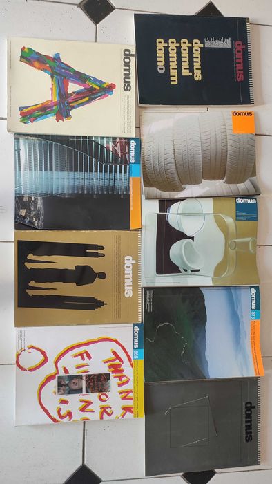 Lote 9 Revistas DOMUS - Revista de Arquitectura e Design Pombal • OLX.pt