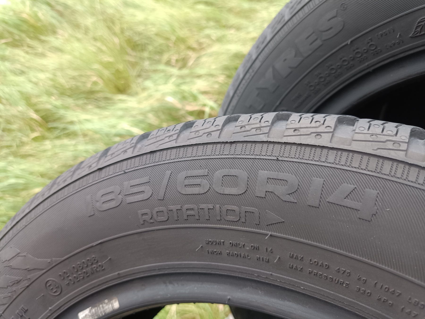 Майже нові зимові шини Nokian 185/60 R14 резина Р14: 1 300 грн ...