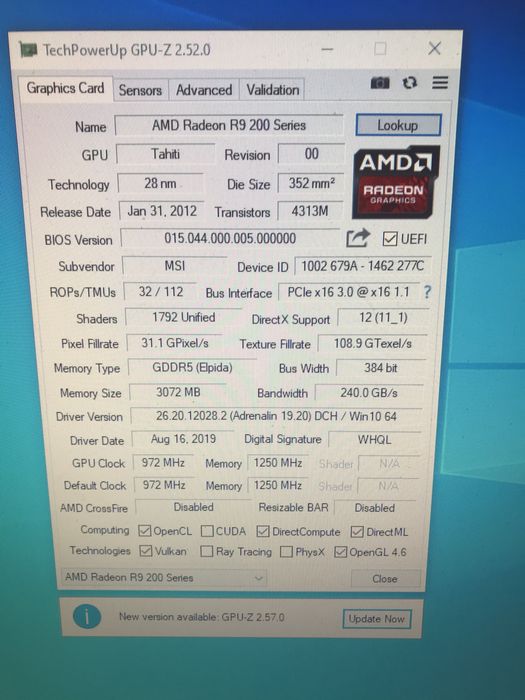 MSI Gaming R9-380-3GB відеокарта: 1 400 грн. - Комплектуючі та ...