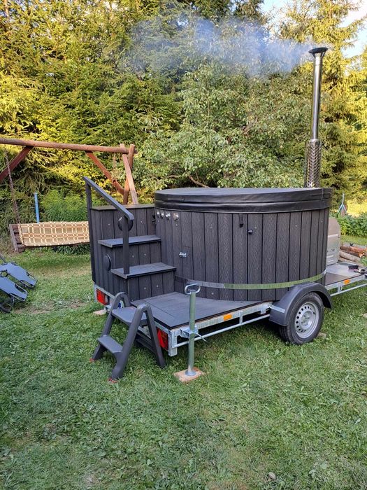 Wynajmę Balia Bania Mobilna Mega Duża 8-10 osób Suwałki • OLX.pl